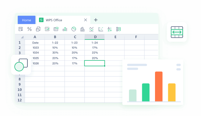 WPS Office Spreadsheet Free Download And Create Professional Excel